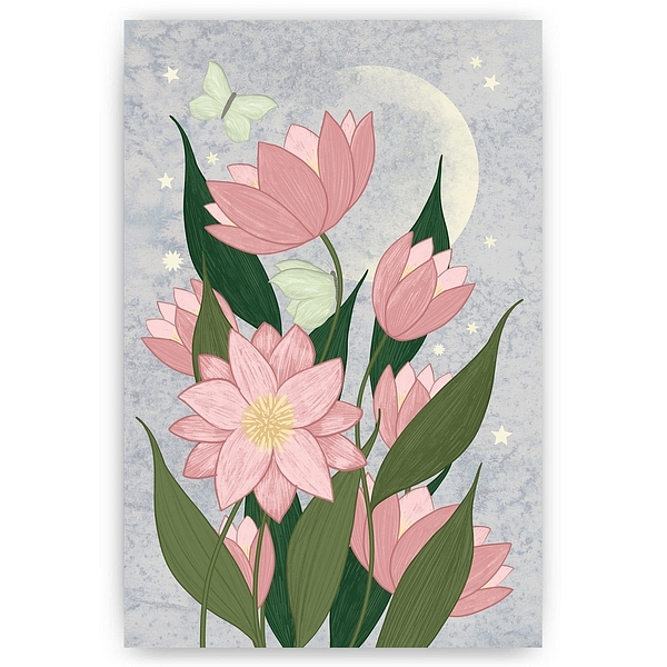 Moonflowers - Bilder an de Wand