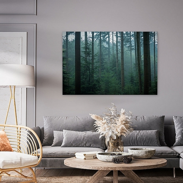 Duister bos - Bilder an de Wand